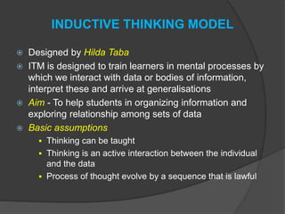 Models of teaching | PPTX