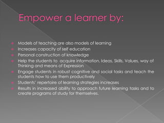 Models of teaching | PPT