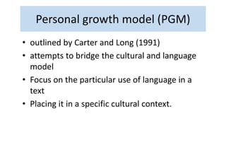MODELS OF TEACHING LITERATURE IN ENGLISH | PDF