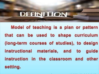 Models of Teaching | PPTX