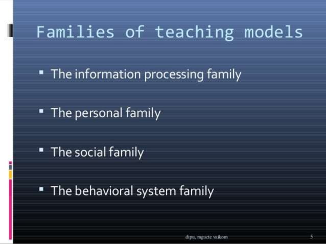 Models of teaching ppt | PPT