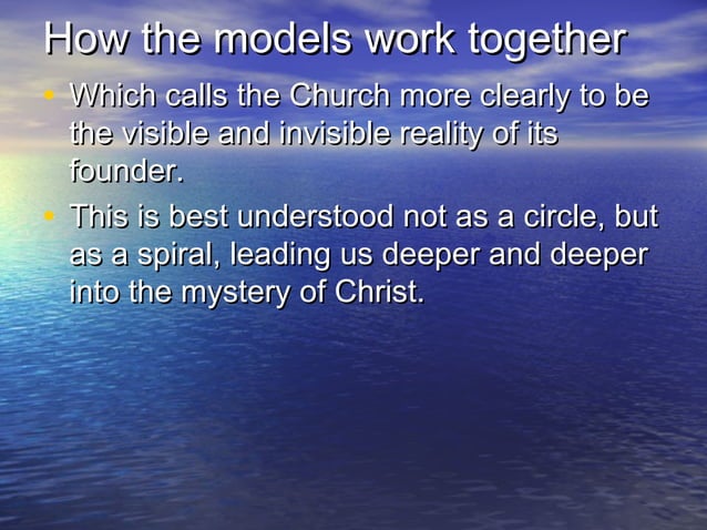 Models of the church | PPT | Christianity | Religion & Spirituality