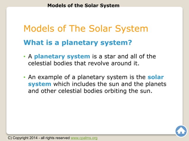 Different Models of the Solar System. Ppt | PPT