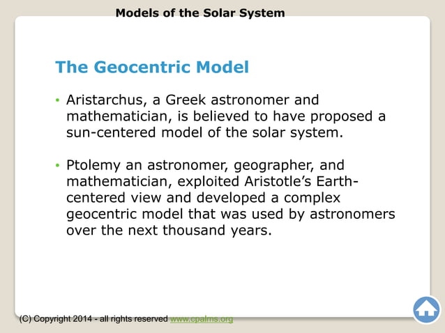 Different Models of the Solar System. Ppt | PPT