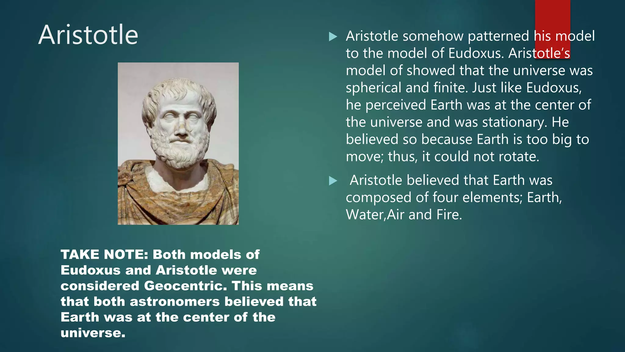 Early Models of the Universe | PPTX