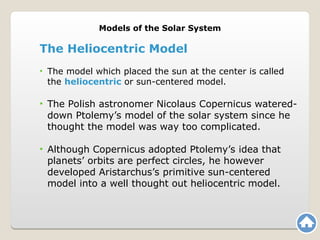 MODELS OF THE UNIVERSE( PHYSICAL SCIENCE).ppt