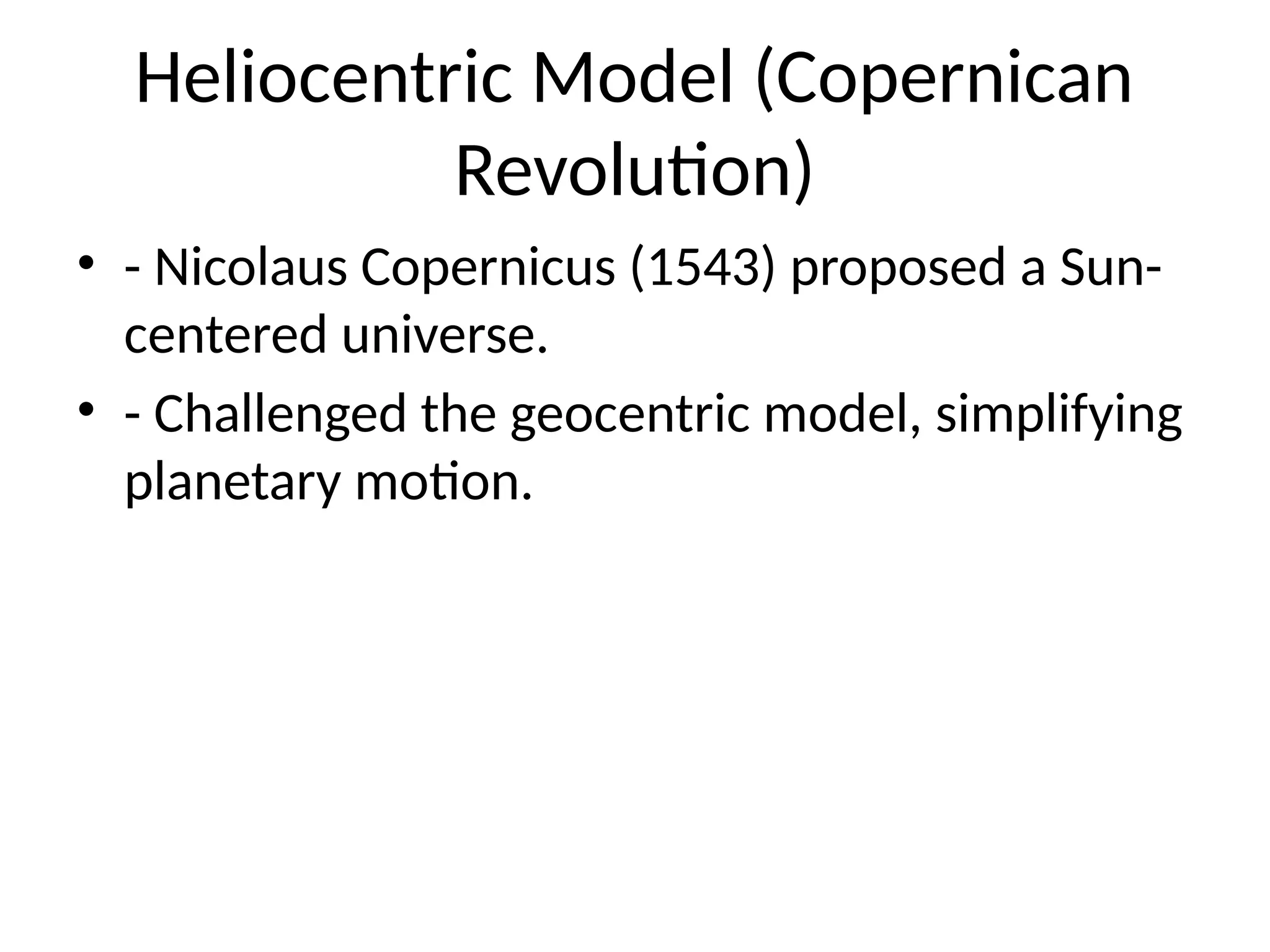 Models_of_the_Universe.pptx (greek to kepler) | PPTX