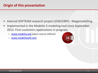 Modelio - Overcoming the Limitations of model repositories. by Philippe Desfray | PDF