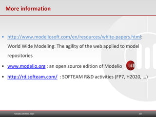 Modelio - Overcoming the Limitations of model repositories. by Philippe Desfray | PDF