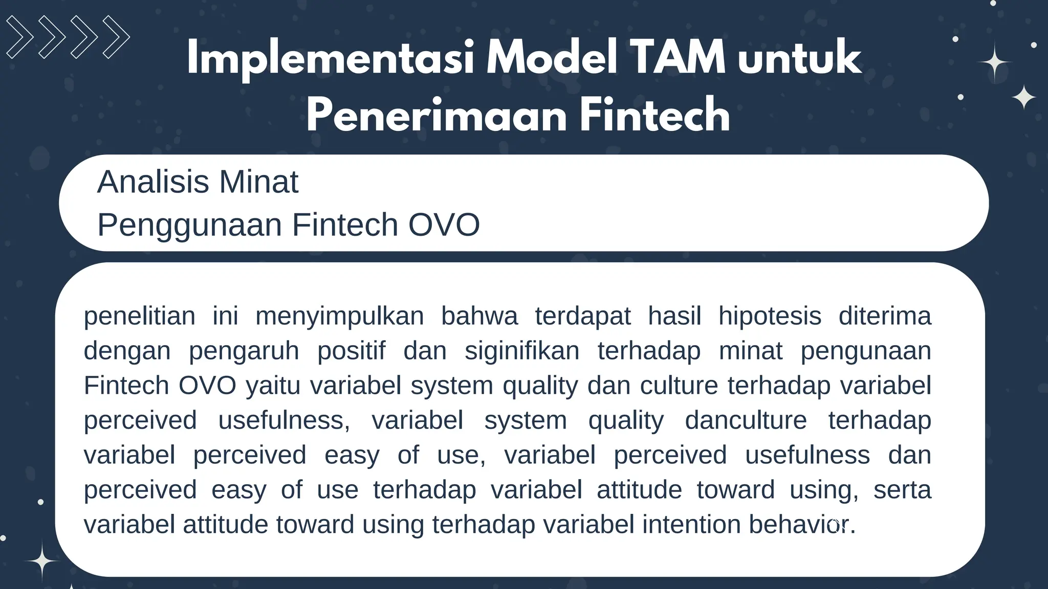 Implementasi Model TAM untuk Penerimaan Fintech | PDF