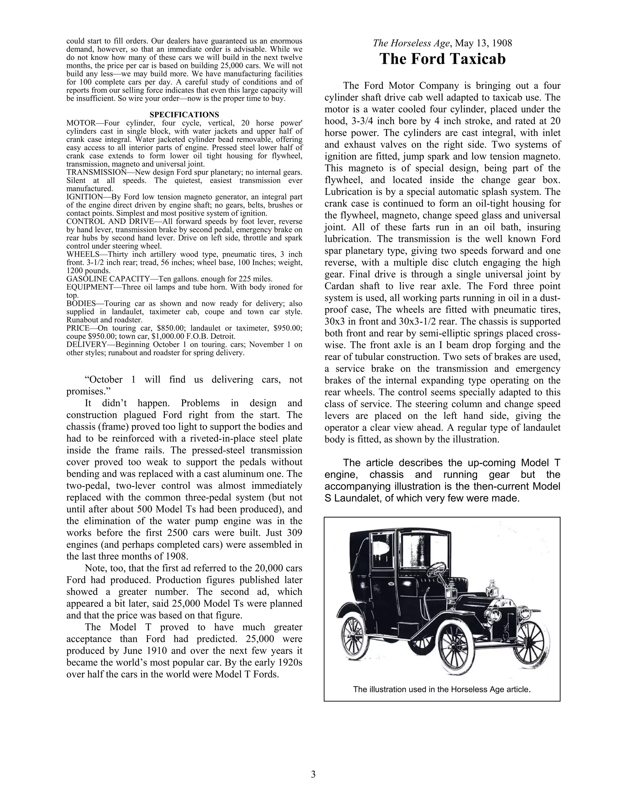 Model t and its beginnings | PDF