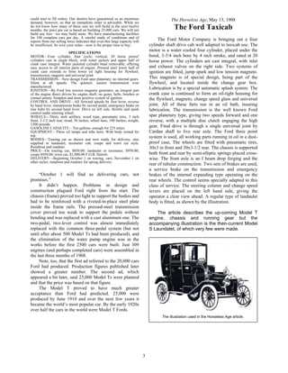 Model t and its beginnings | PDF