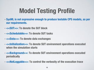 Enabling Model Testing of Cyber Physical Systems | PDF