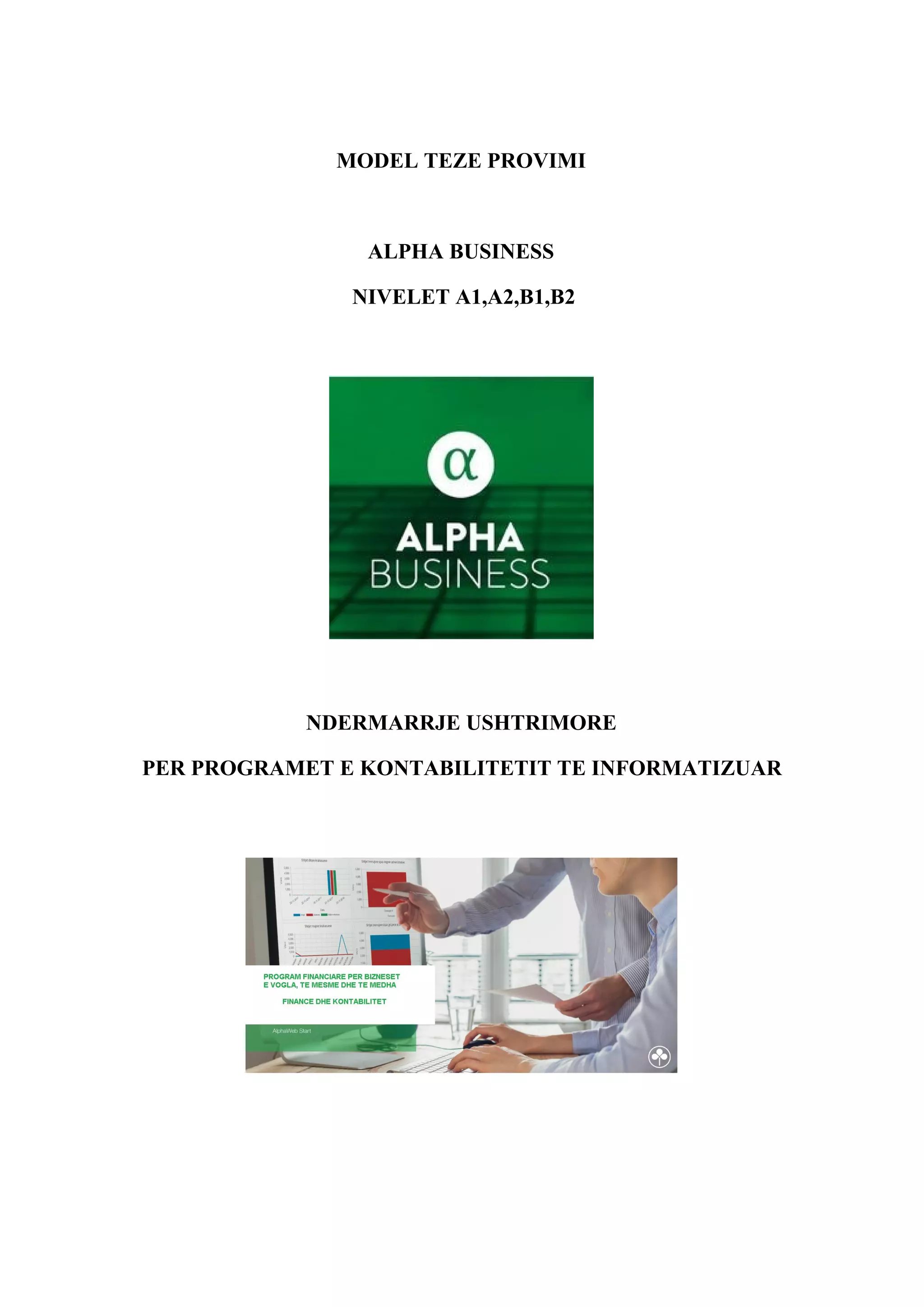 Model teze nivele. a1,a2,b1,b2, alpha business | PDF