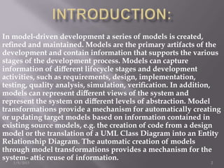 Model transformation | PPT