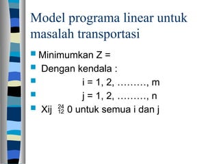 Model_Transportasi_Teori dan praktik.pptx