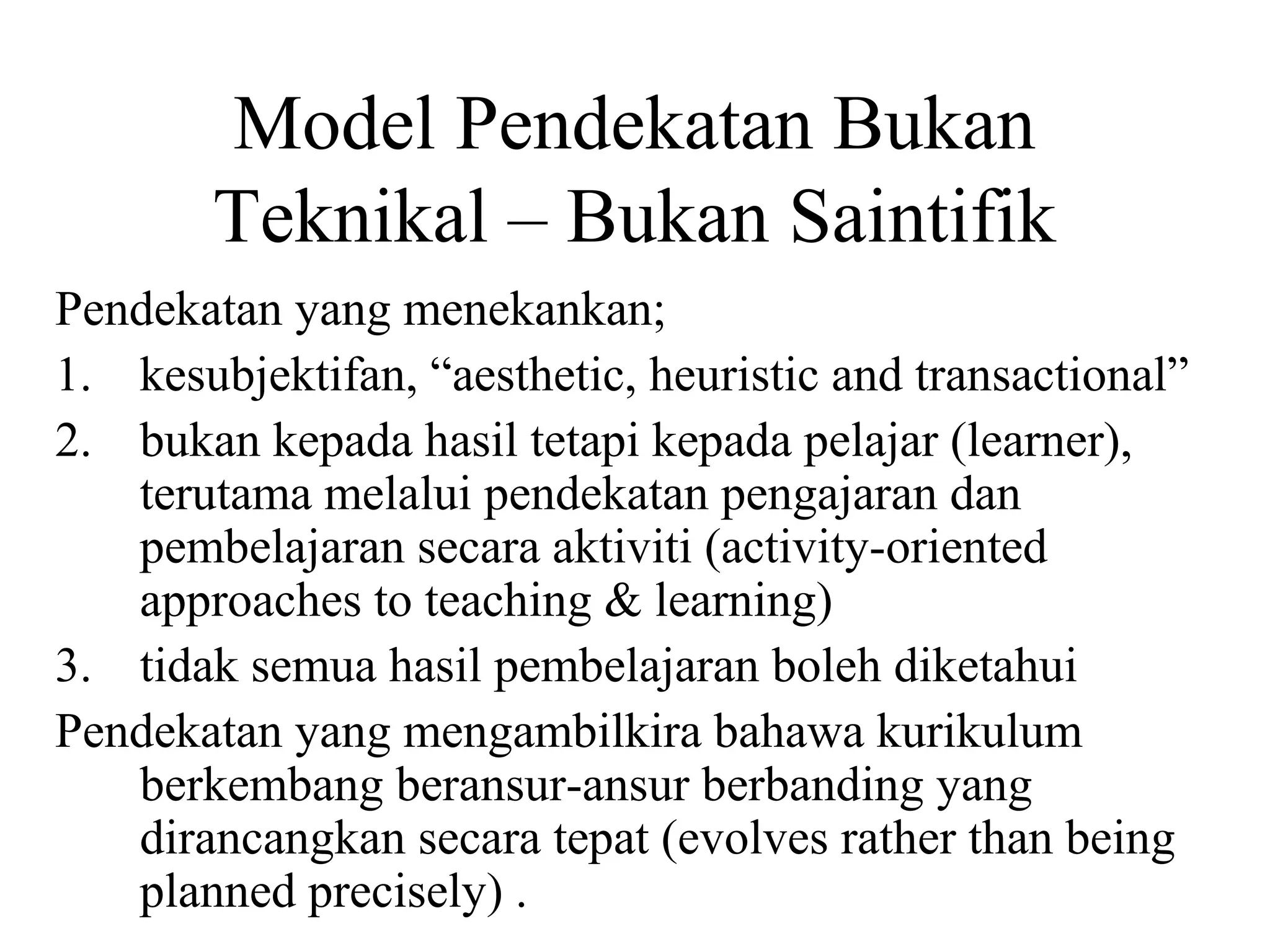 Model tyler dan taba | PPT