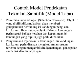 Model tyler dan taba | PPT