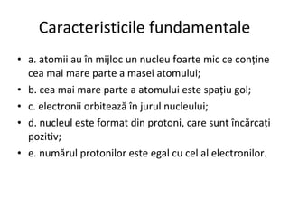 Modelul atomic | PPT
