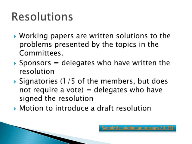 Intro to Model United Nations | PPTX