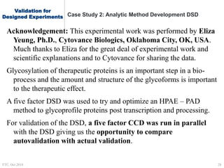 Model validation strategies ftc 2018 | PPTX