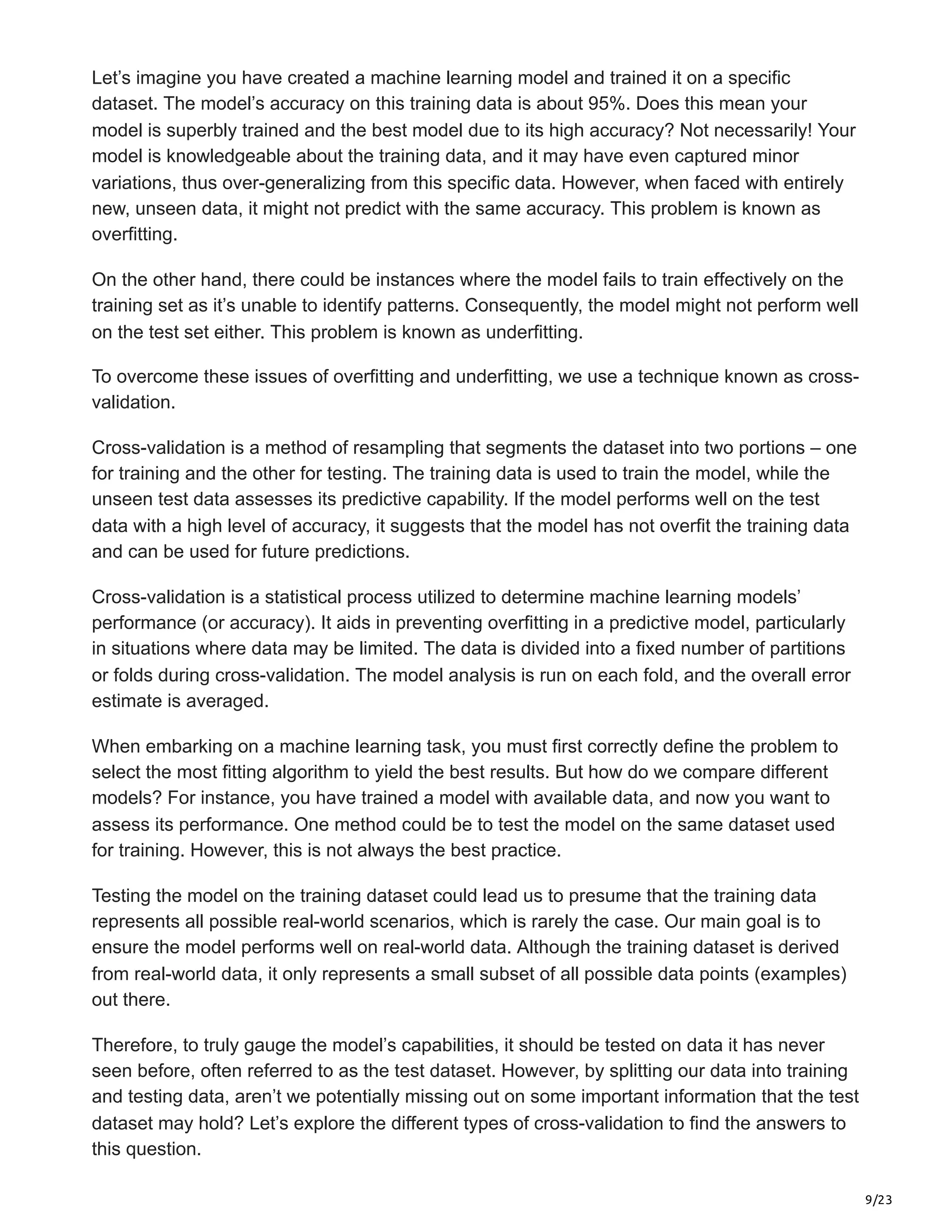 Model validation techniques in machine learning.pdf