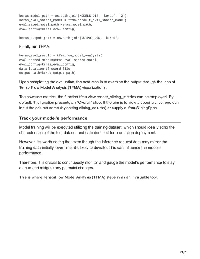 Model Validation Techniques In Machine Learningpdf Technology