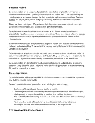 Model validation techniques in machine learning.pdf | Technology Industry | Industries