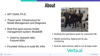Model versioning done right: A ModelDB 2.0 Walkthrough | PPT