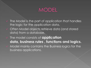 Model View Controller(MVC) | PPT