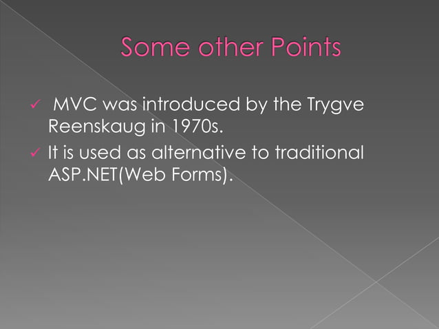 Model View Controller(MVC) | PPT