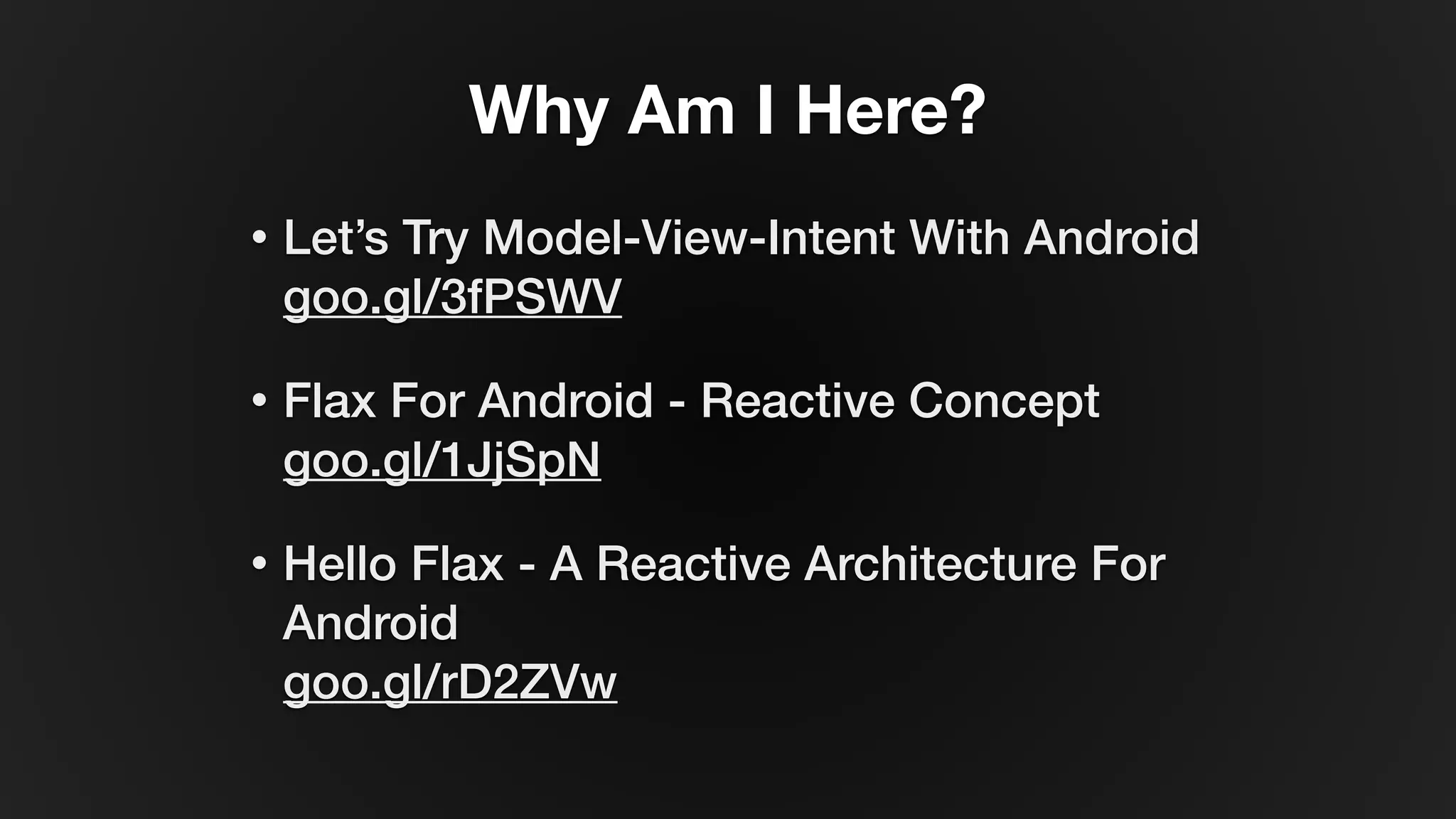 Model View Intent on Android | PPT