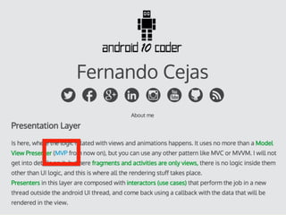 Model View Presenter for Android | PPT