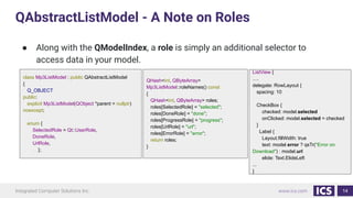 In-Depth Model/View with QML | PDF