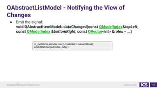 In-Depth Model/View with QML | PDF