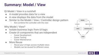 In-Depth Model/View with QML | PDF