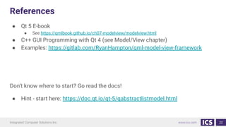 In-Depth Model/View with QML | PDF