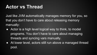 Model with actors and implement with Akka | PPT