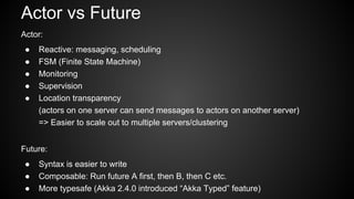 Model with actors and implement with Akka | PPT