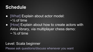 Model with actors and implement with Akka | PPT
