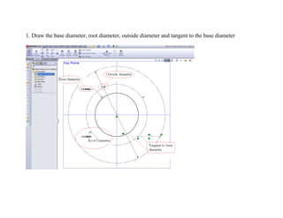 Model Involute (ZI) worm in solid works | DOC