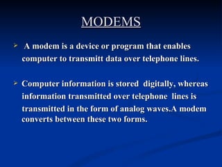 Modem | PPT