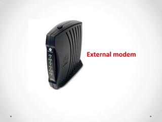 Types of Computer Modem | PPTX