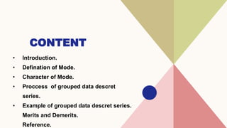 Mode grouped data descret M.sc. Zoology.pptx