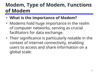 Data Communication & Transmission - Modem.ppt
