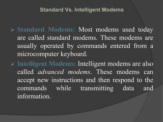 Modem | A Quick Preview | PPTX | Computer Networking | Computing