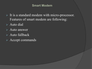 Modem | A Quick Preview | PPTX | Computer Networking | Computing