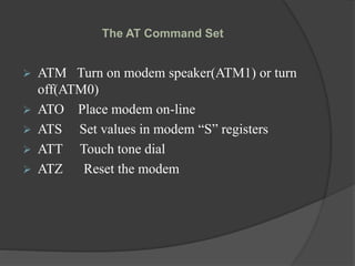 Modem | A Quick Preview | PPTX | Computer Networking | Computing