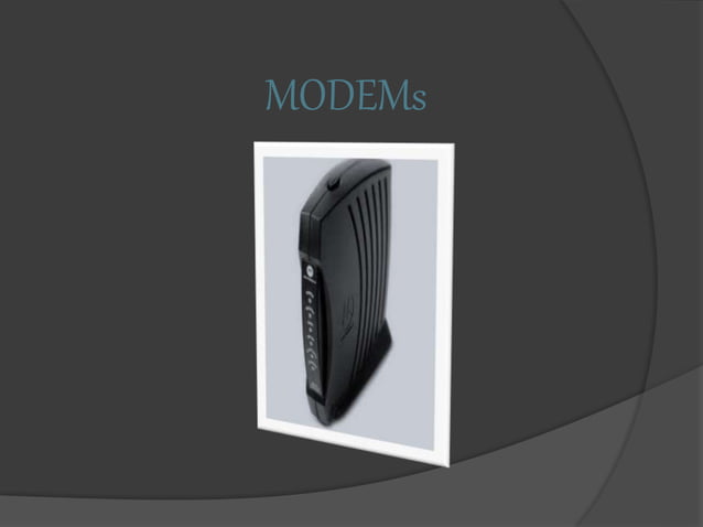 Modem | A Quick Preview | PPTX | Computer Networking | Computing