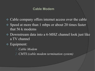 Modem | A Quick Preview | PPTX | Computer Networking | Computing